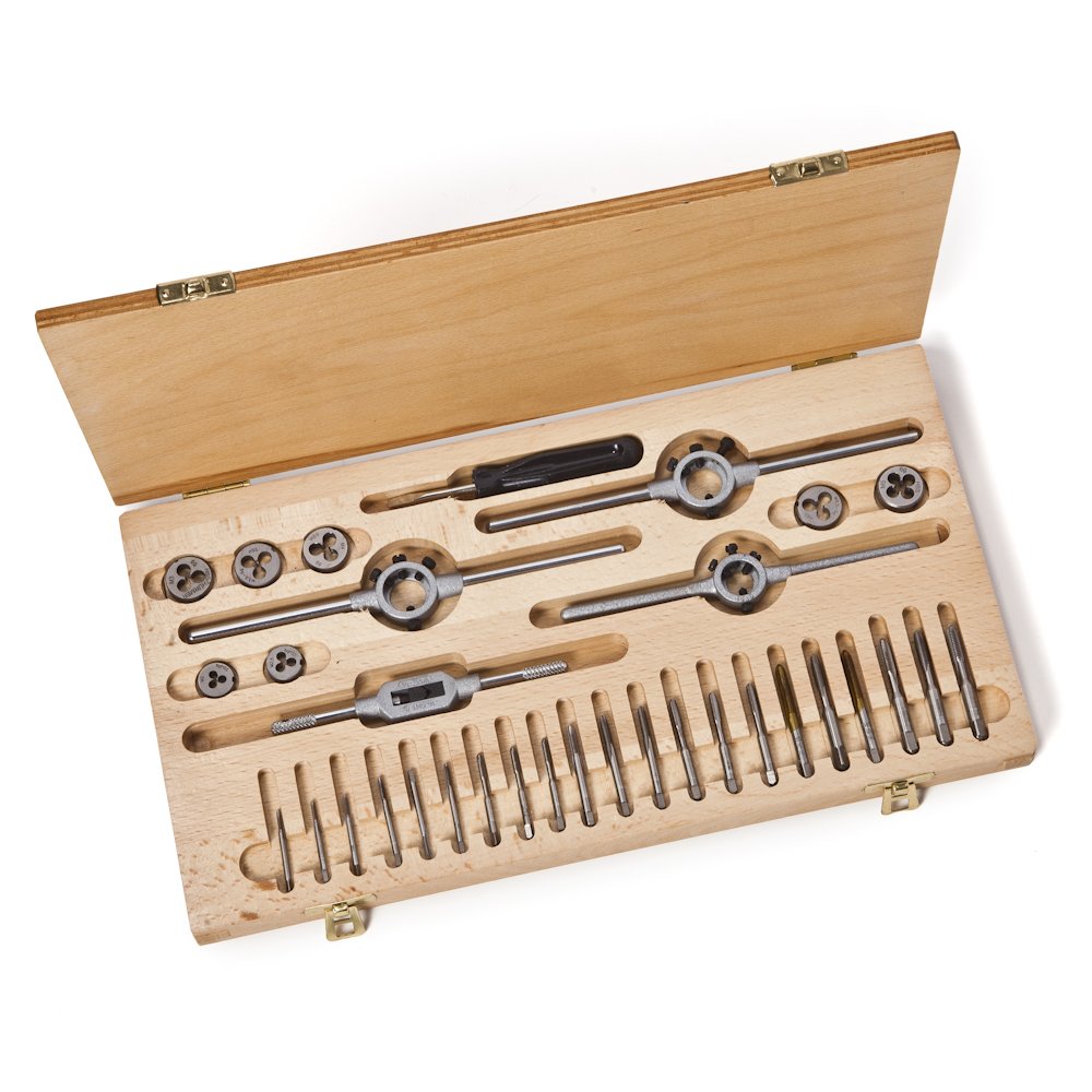 Hand Tap Set M2-M5 with round dies | thread set | Thürmer Tools